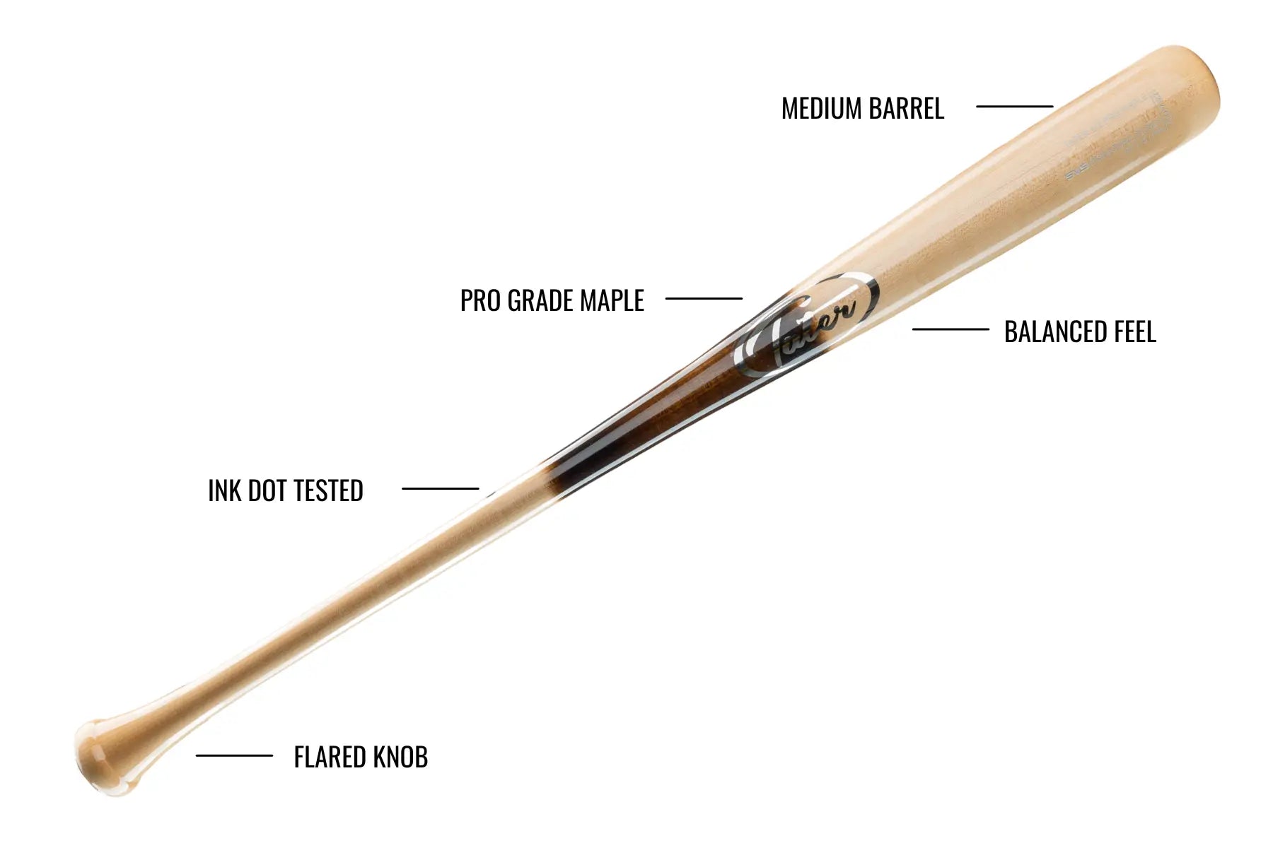 Stock and Custom Wood Bats | -3 Drop | Tater Baseball